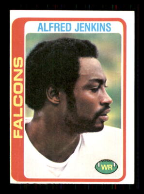 1978 Football Topps Alfred Jenkins Atlanta Falcons #423 RC2 | eBay