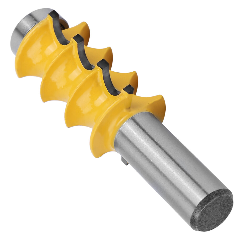 3/16 Radius Triple Bead Trim Molding Router Bit 1/2 Shank Woodworking ...