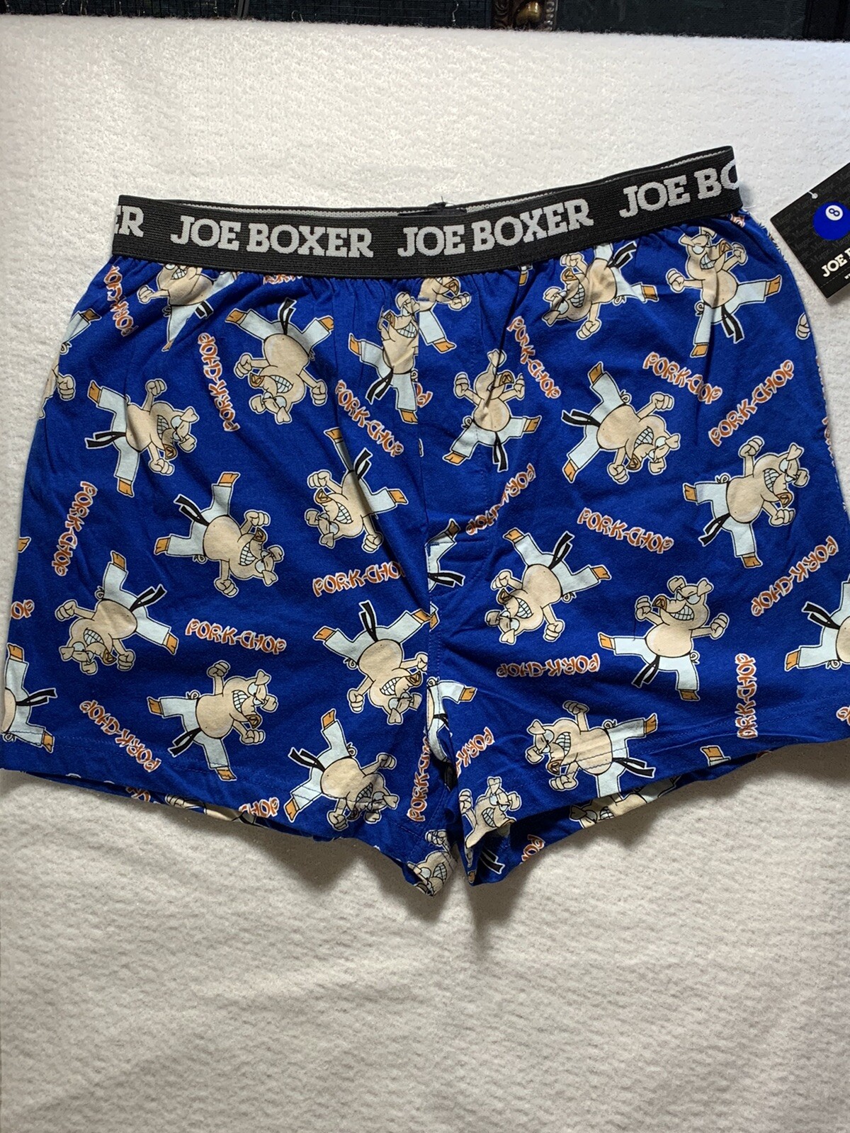 Joe Boxer Pork Chop Rare Htf Size Medium OOP Smiley Face | eBay
