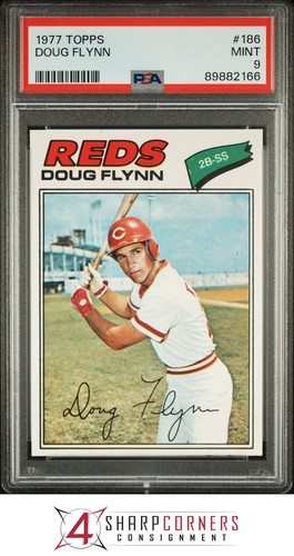 1977 TOPPS #186 DOUG FLYNN REDS PSA 9 B4076604-166 | eBay