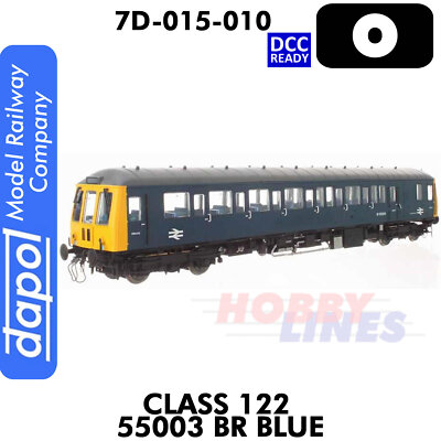Class 122 55003BR Blue Regional Railways DMU DCC Ready O 1:43.5 Dapol ...