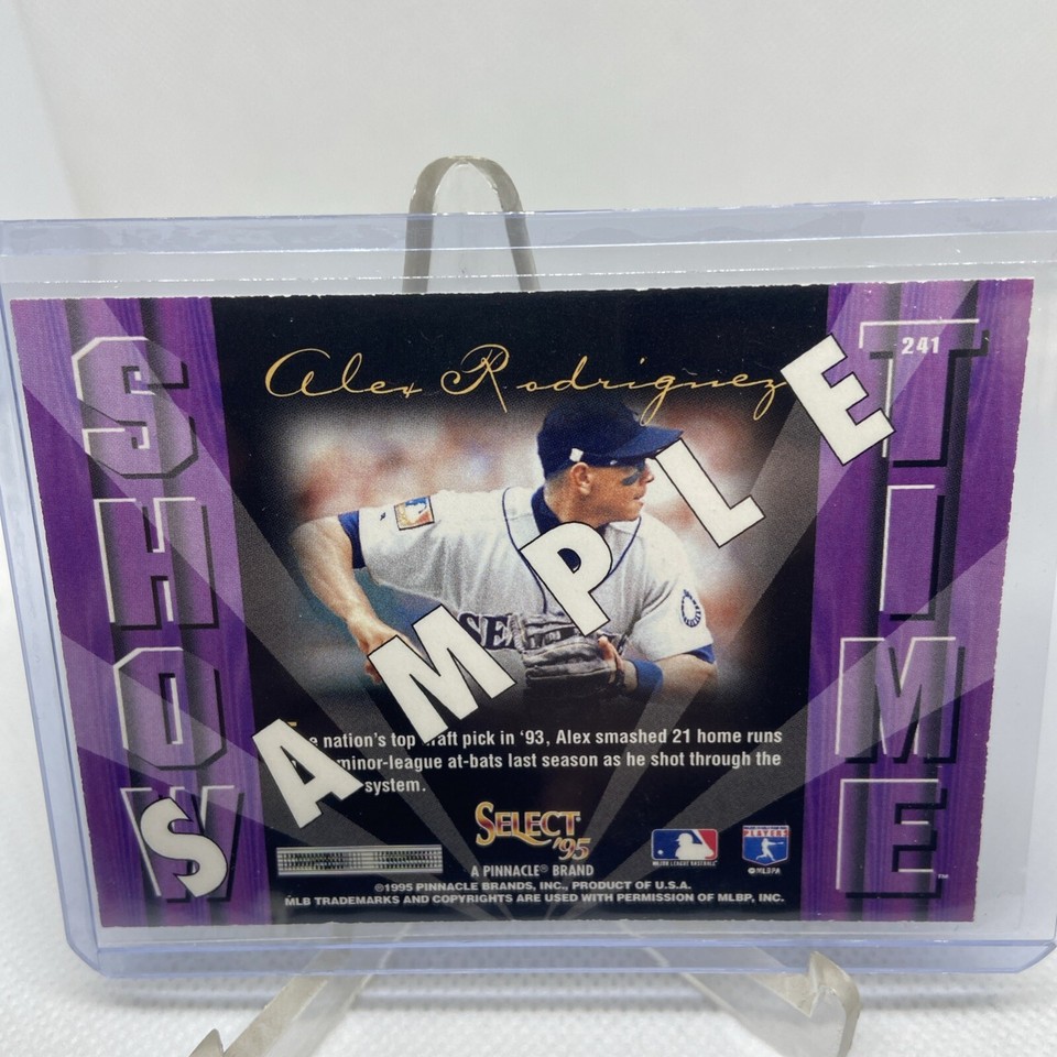 1995 Select Alex Rodriguez Sample SP Seattle Mariners #241 | eBay