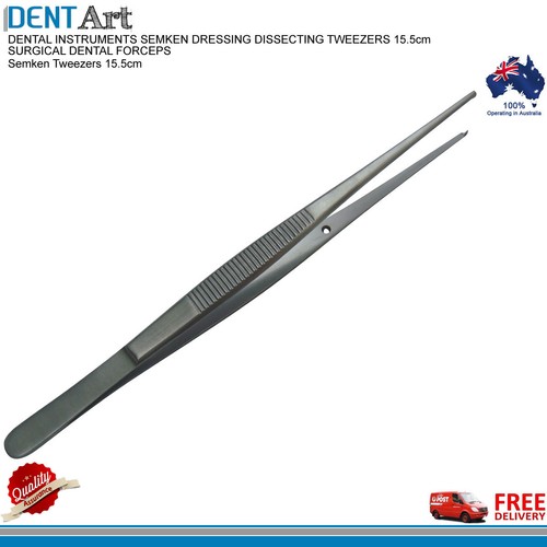 DENTAL SURGICAL INSTRUMENTS SEMKEN DRESSING DISSECTING TWEEZERS FORCEPS ...
