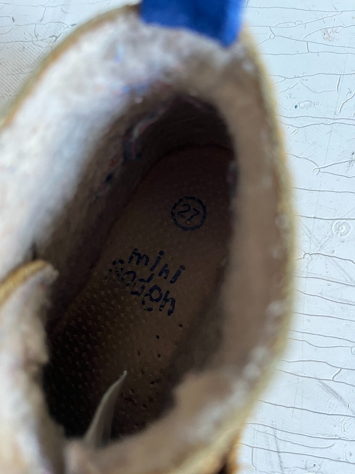 Toddler Boy's MINI BODEN Size 27 (US 10) Tan Suede Boots | eBay