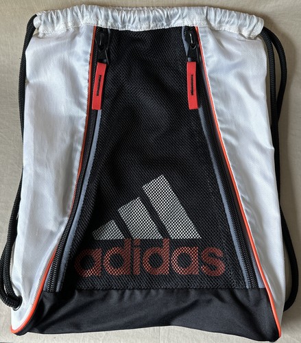 Adidas Conch Bag Backpack - White Black Orange | eBay