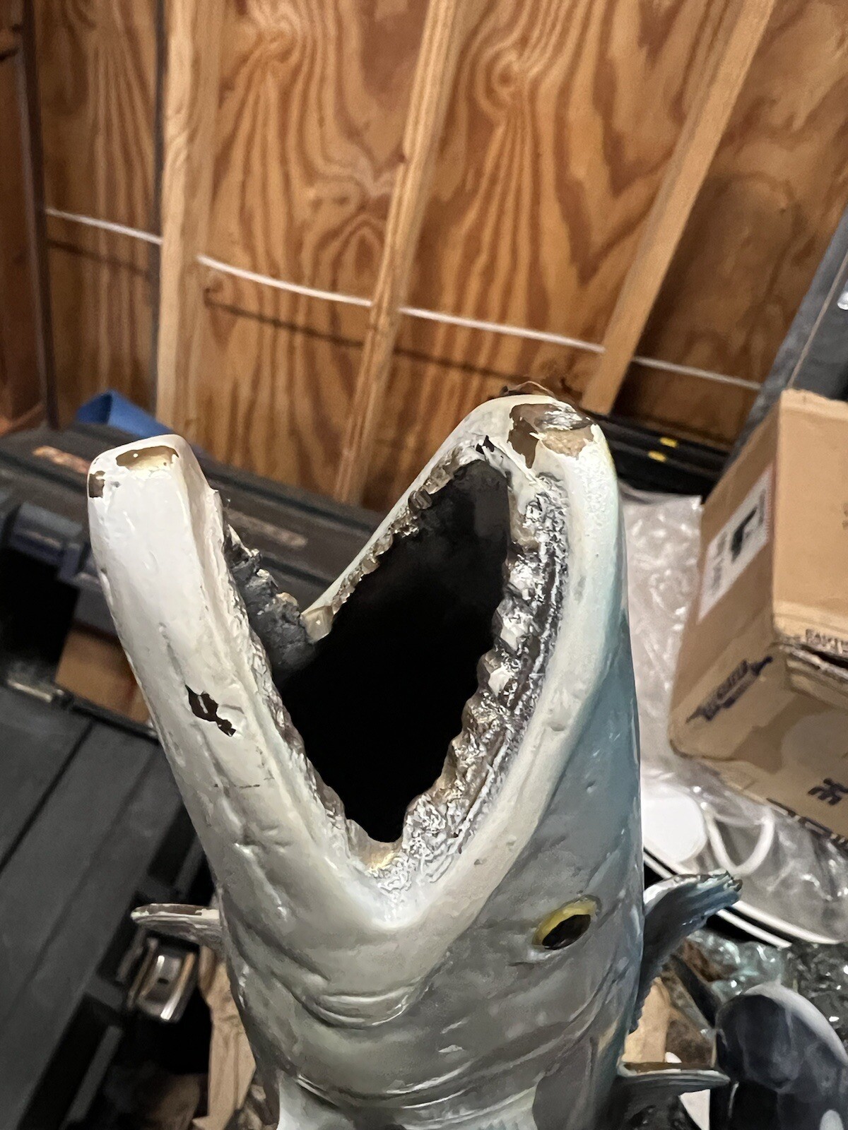 Kingfish Jumping Out Of Water Home Deco Bronze Sculpture Statue | eBay