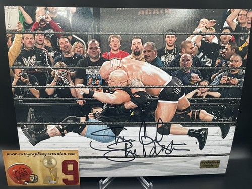 Stone Cold Steve Austin Champion Signed Autographed 8x10 WWF WWE AEU ...