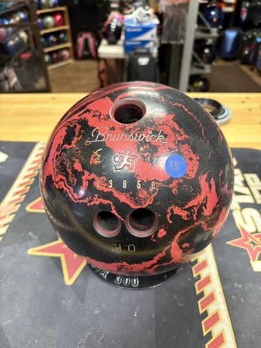 Used Brunswick rubber ball bowling ball 15 pounds | eBay