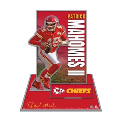 PATRICK MAHOMES KANSAS CITY CHIEFS LASER CUT 3D ACRYLIC STAND UP SET ...