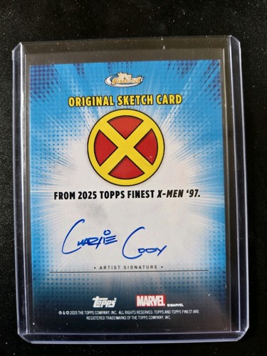 2025 Topps Finest X-Men 97 Minister Sinister Sketch Card Charlie Cody ...