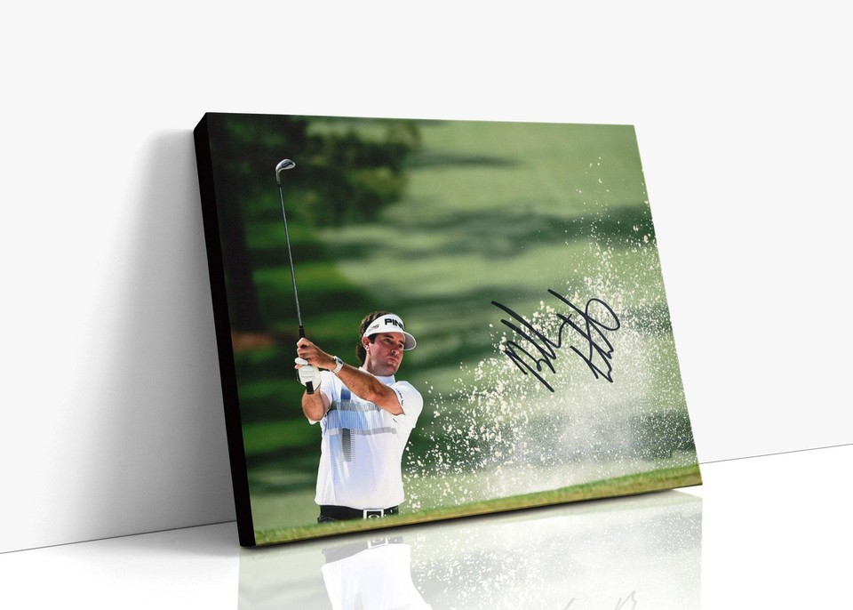 Golf Autograph Canvas - Bubba Watson Bunker Swing - Lefty Magic | eBay
