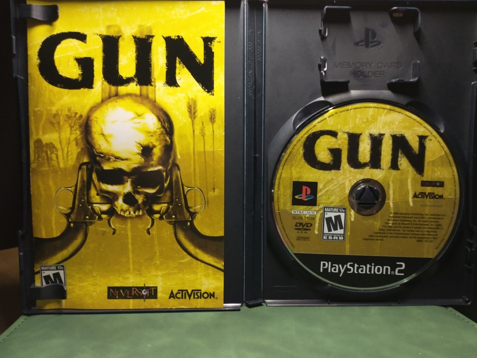 Gun (Sony PlayStation 2 PS2, 2005) Complete CIB ~ Tested & Working ...