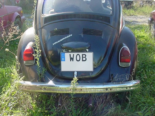 Volkswagen WOB wolfsburg license plate custom YOUR TEXT german square ...