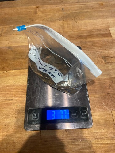 Wheat Penny Bulk Lot approx 550 Coins 3.5 pounds - Unsearched Cents ...