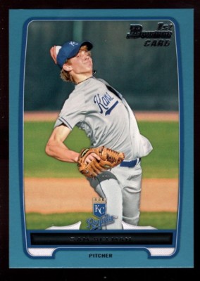 SAM SELMAN KC ROYALS 117/500 BLUE BORDER ROOKIE CARD 1ST RC SP 2012 ...