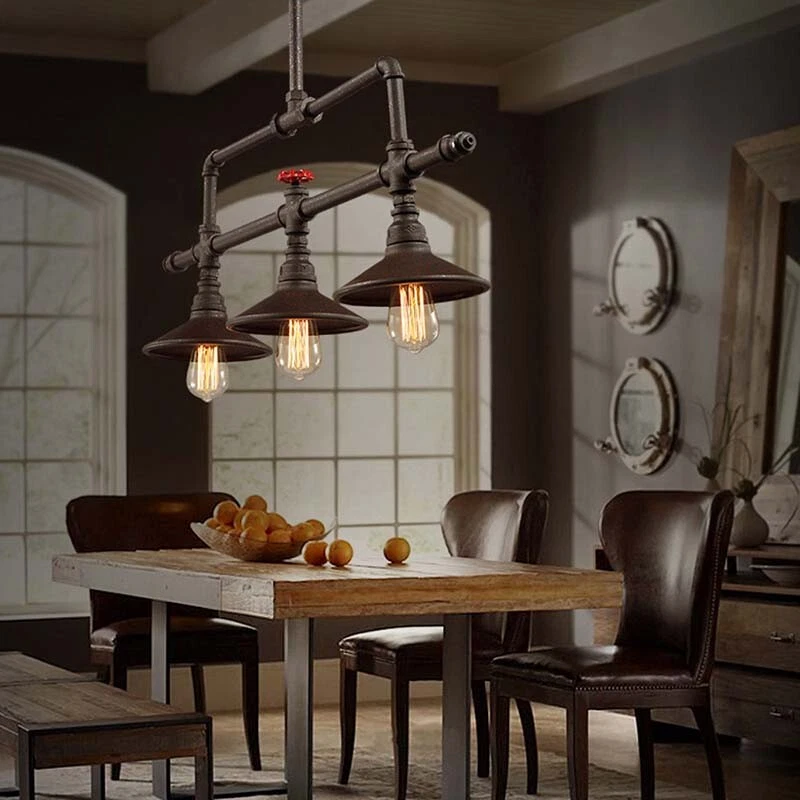 Industrial Style Dining Room Lighting