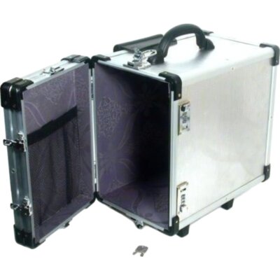 Aluminum Carrying Travel Case Rolling Box Jewelry Display | eBay