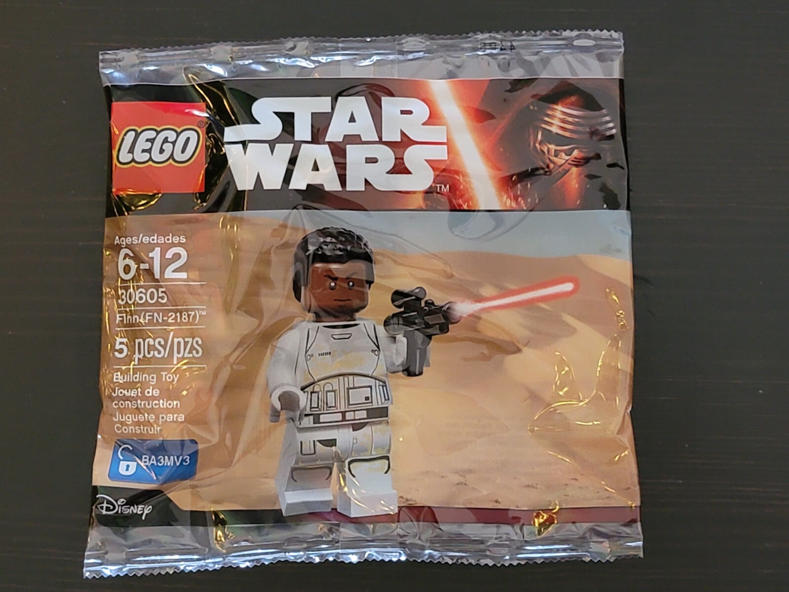 Lego Star Wars Finn (FN-2187) Polybag Minifigure 30605 NEW UNOPENED ...