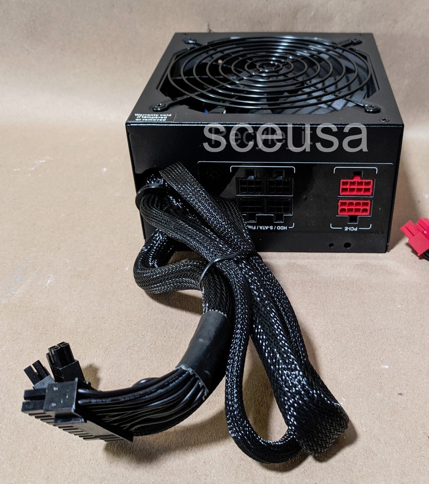 PowerSpec 650WATT 80+ Gold Certified SLI-Ready Modular Cable ATX PC ...