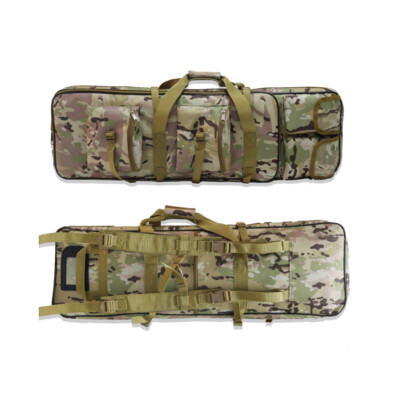 37/46in Tactical Air Rifle Gun Slip Bag CP Hunting Shooting Padded ...