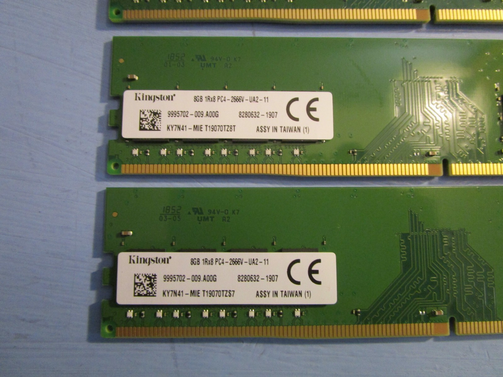 Kingston 32GB 4x8GB 1Rx8 PC4 2666V KY7N41 MIE DDR4 Desktop Ram EBay