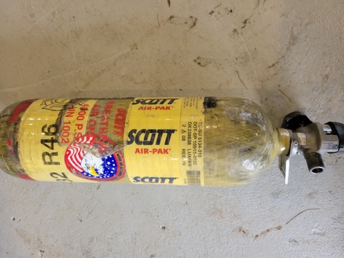 SCOTT 4500PSI 30 Min SCBA Bottle Tank Cylinder CGA347 Paintball Air gun ...
