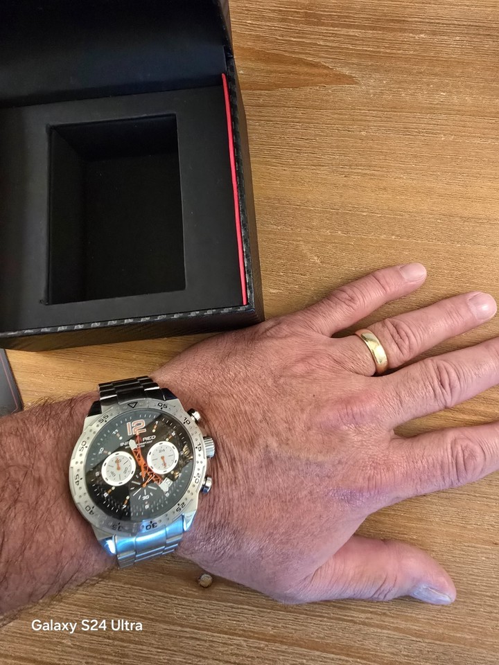 The Infrared Super Orange Black 46 mm Watch stainless steel. NEW | eBay