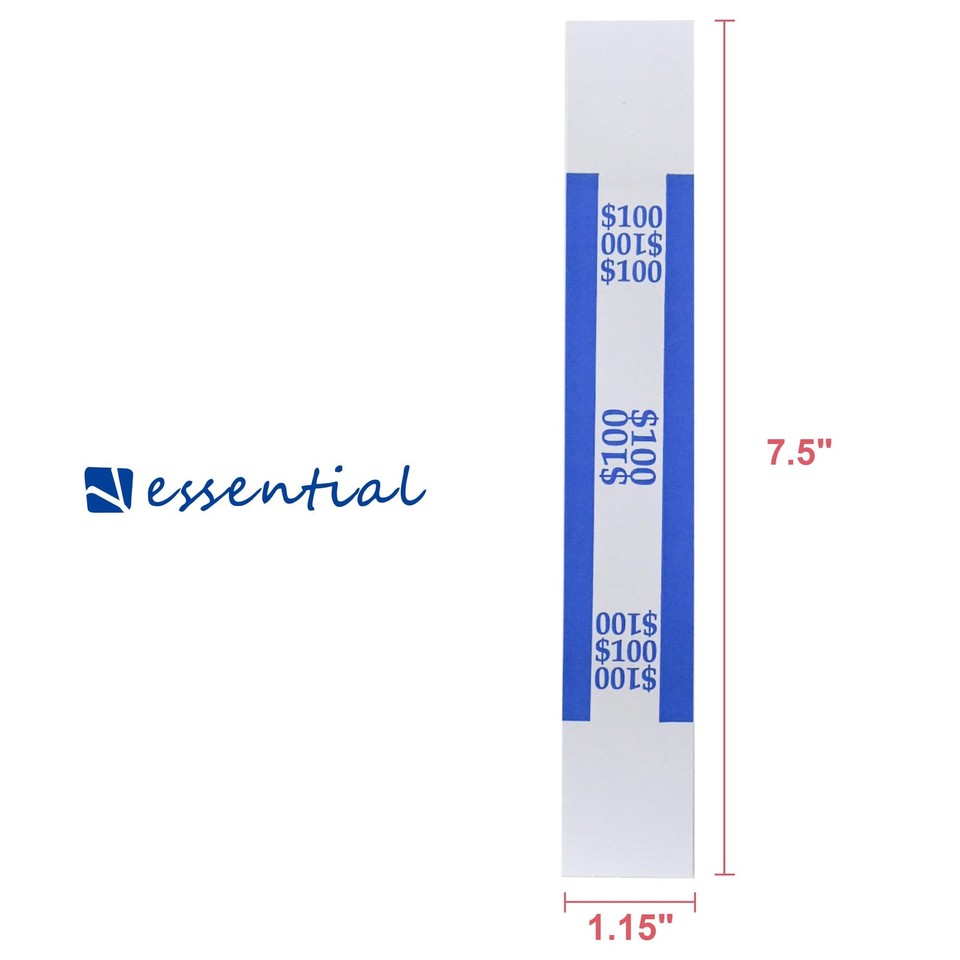Currency Straps – Bill Wrappers, Money Bands to Organize Bills, ABA ...