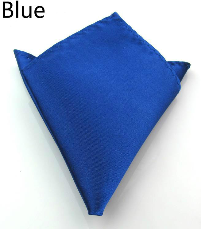 Men's Satin Silk Pocket Square Hankie Hankerchief Wedding Party Formal ...