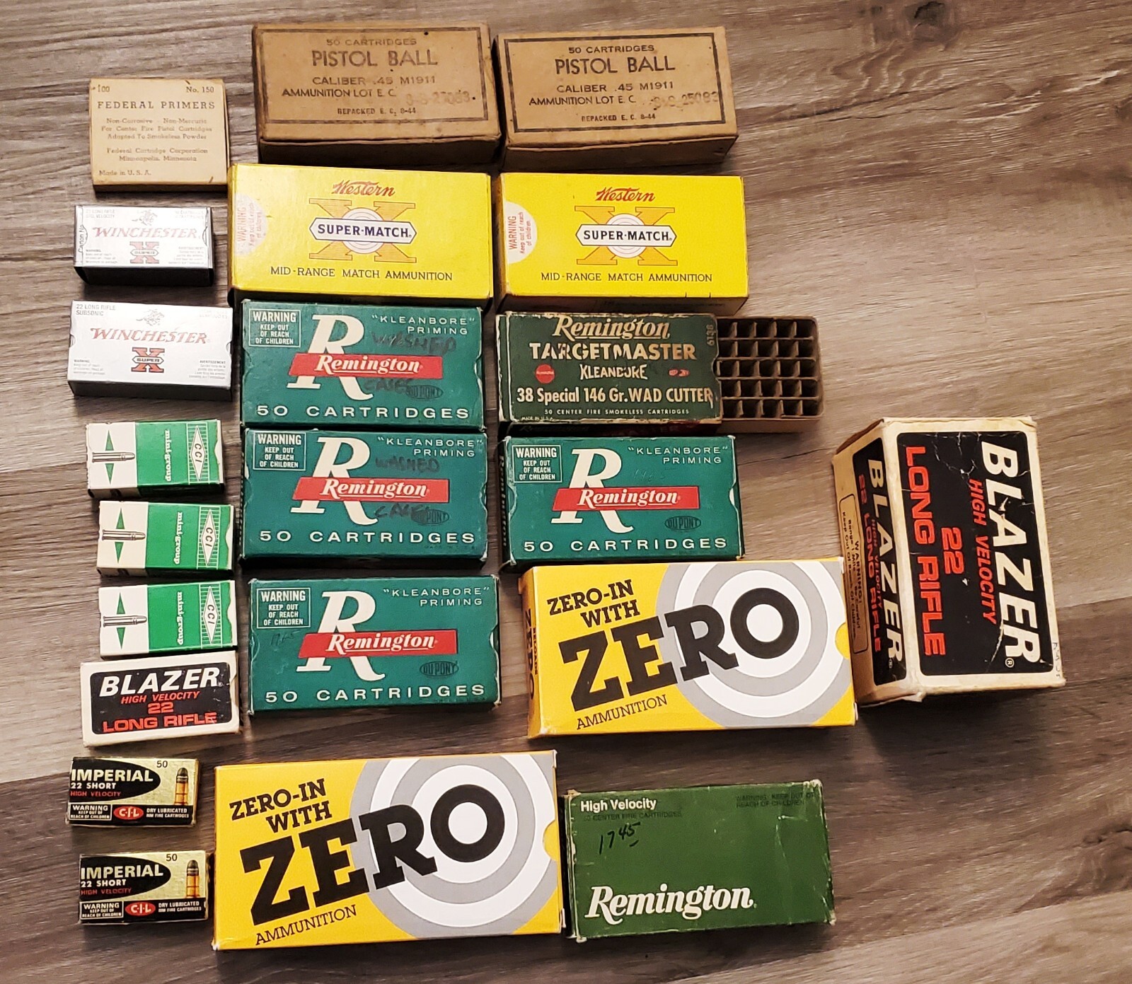 Vintage Ammo Box Lot of 22 EMPTY BOXES-NO AMMO INCLUDED | eBay
