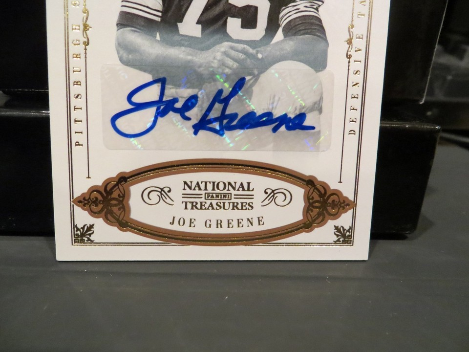 National Treasures Century Legends Autograph Steelers Joe Greene 15/25 ...
