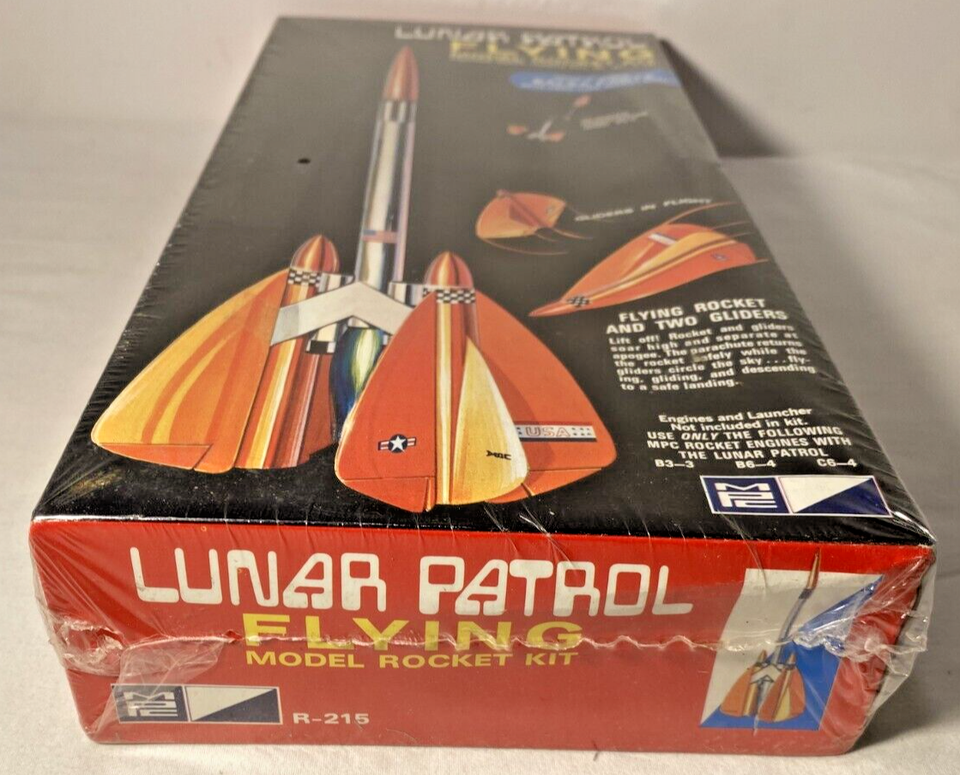 MPC Vintage LUNAR PATROL Model Rocket Kit 1970s HTF and *NEW* in Sealed ...