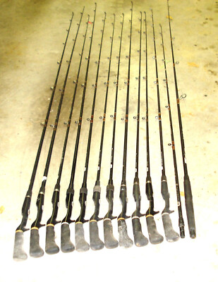 Vintage Lew's Speed Stick Lot of 13 Asst Fiberglass Rods | eBay