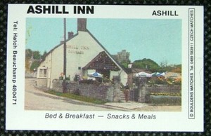 Matchbox label Bouldens Pub Ashill Inn Ilminster Somerset MM01 | eBay