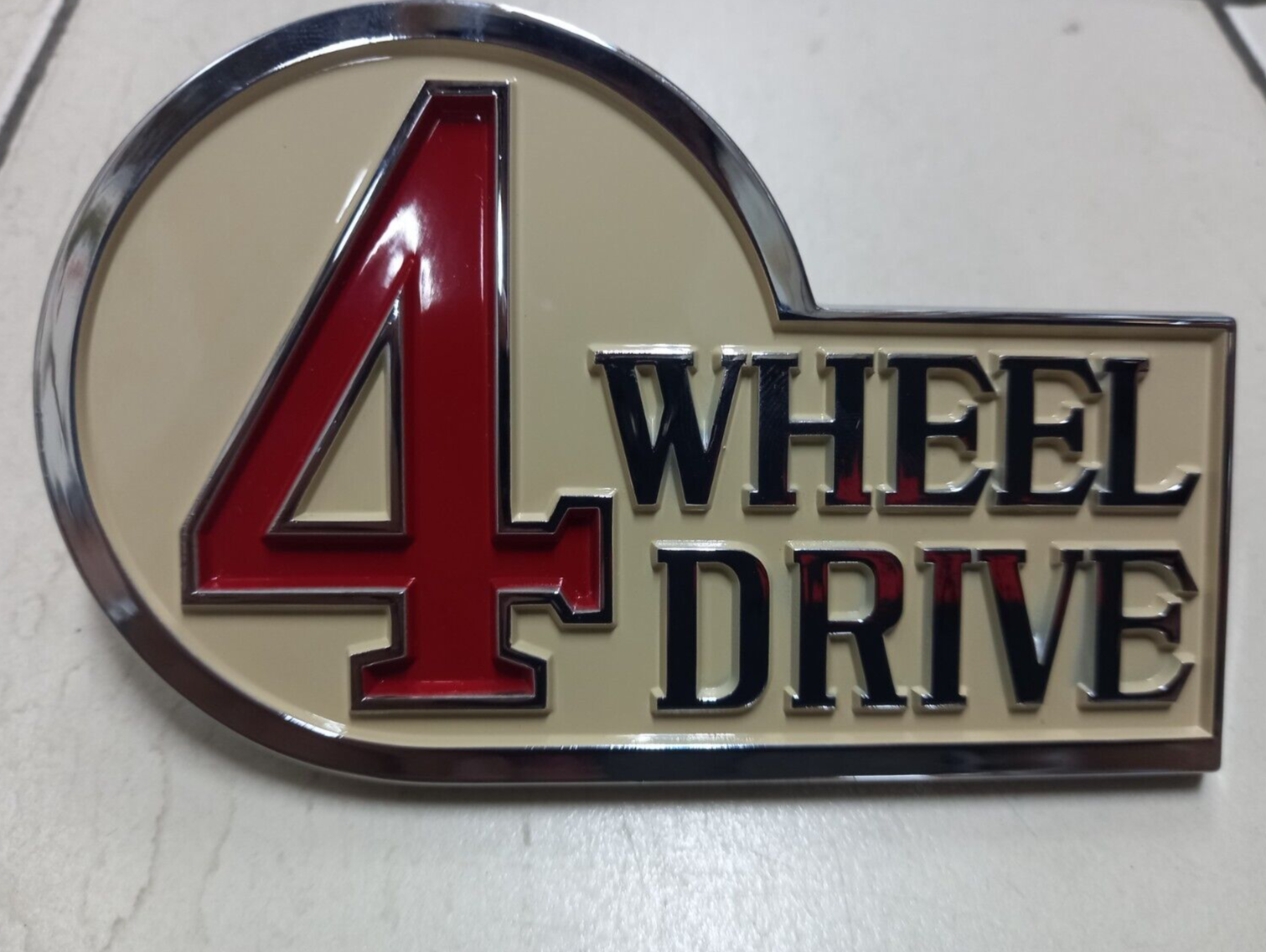 GENUINE TOYOTA 69-80 LAND CRUISER REAR RIGHT 4WD EMBLEM NAMEPLATE 75453 ...