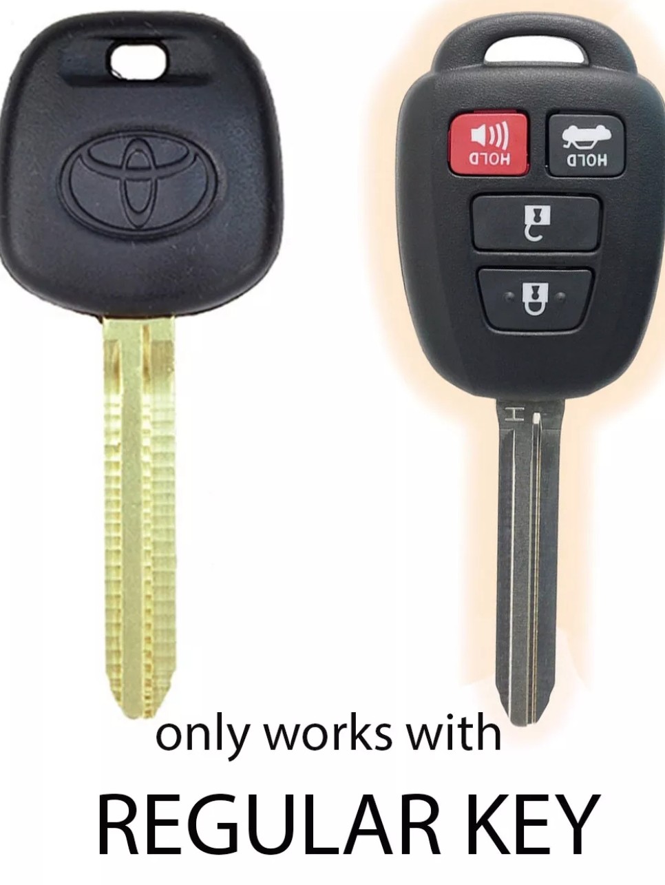 17-19 TOYOTA HIGHLANDER REMOTE START-REGULAR KEY ONLY-NO SPLICING-EASY ...