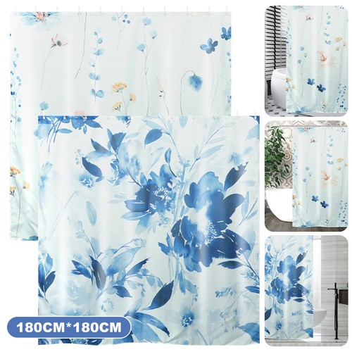 Shower Curtain Waterproof Polyester Bathroom Curtain 71x71 Inch 💍 | eBay