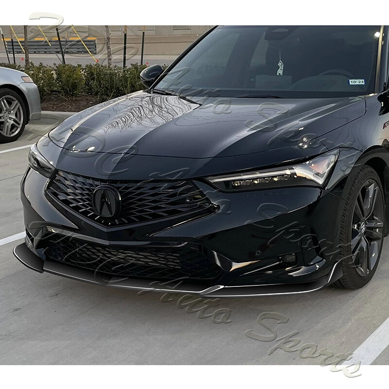 For 2023-2024 Acura Integra TR-Style Painted Black Front Bumper Lip ...