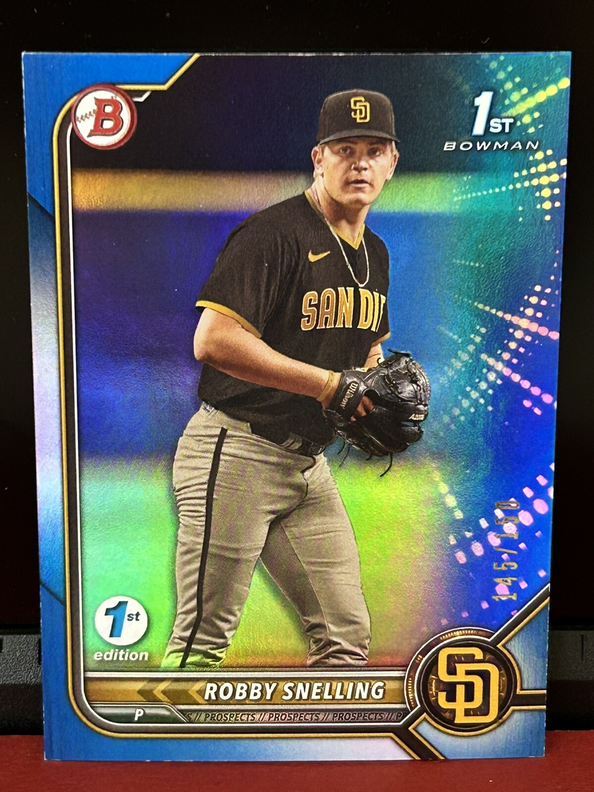 2022 1ST BOWMAN EDITION BLUE FOIL /150 ROBBY SNELLING Q0577 San Diego ...
