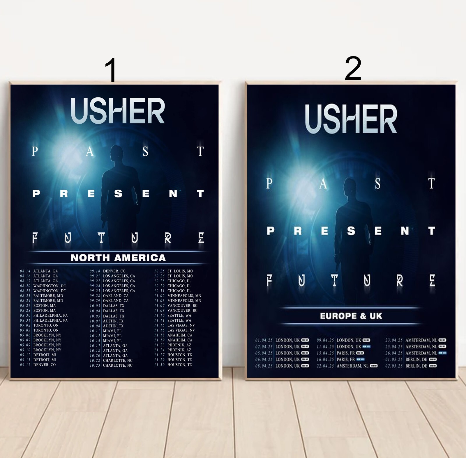 Custom Usher Past Present Future 2024 Poster sold by Rodie Lanky | SKU ...