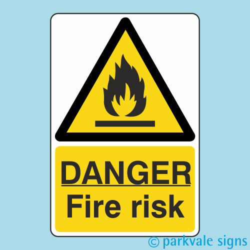Fire Hazard Warning Signs