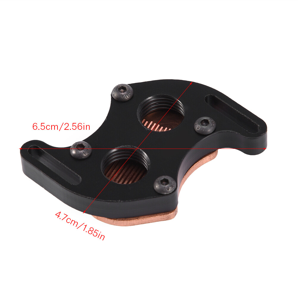 Mini South Bridge Cooling Water Block Cooler Kit Red Copper Base For PC ...