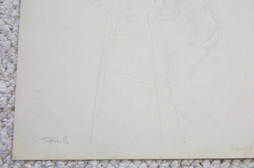 1960 Handsome male portrait drawing Vito Tomasello NYC gay artist | eBay