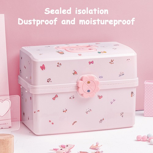 Girl Storage Box Layers Decorative Sticker For Kids Hair Accessories ...