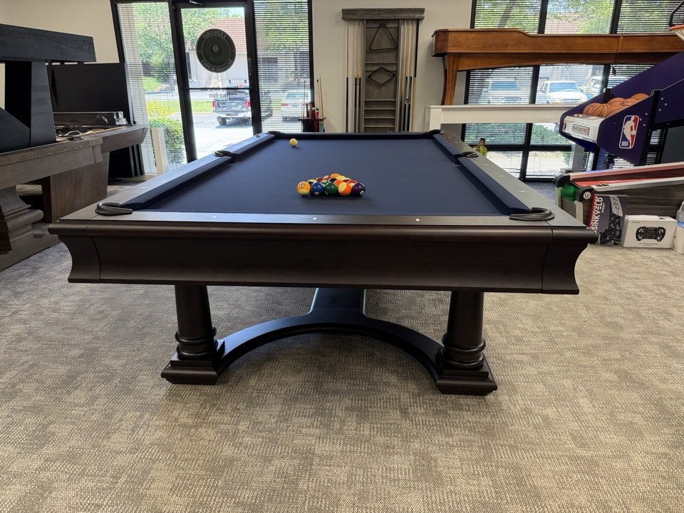 Brunswick Lexington Pool Table | Size 9' | Cherry Finish | Delivery ...