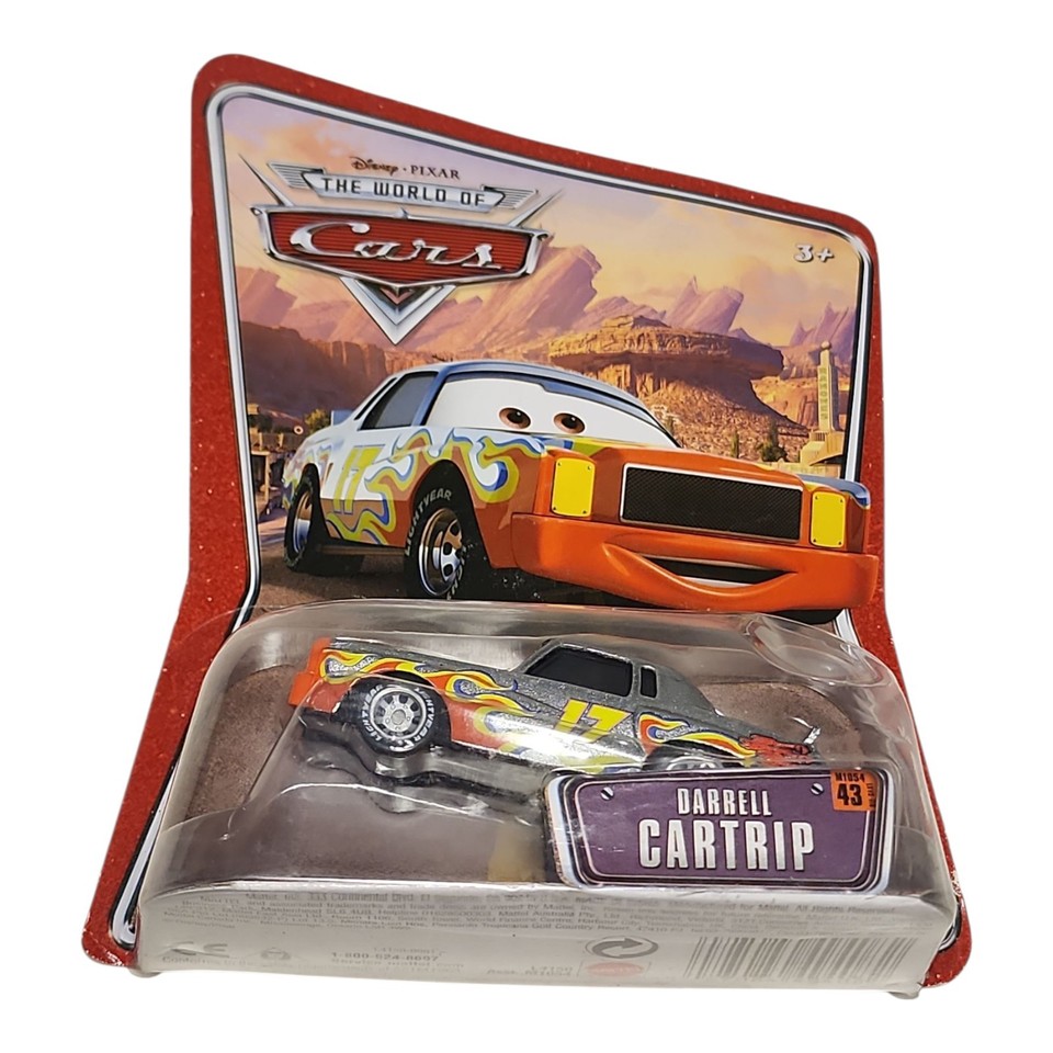 Disney Pixar The World of Cars Darrell Cartrip #43 1:55 Scale Diecast ...