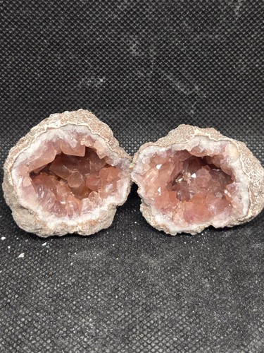 Pink Amethyst Natural Geode Pair | eBay