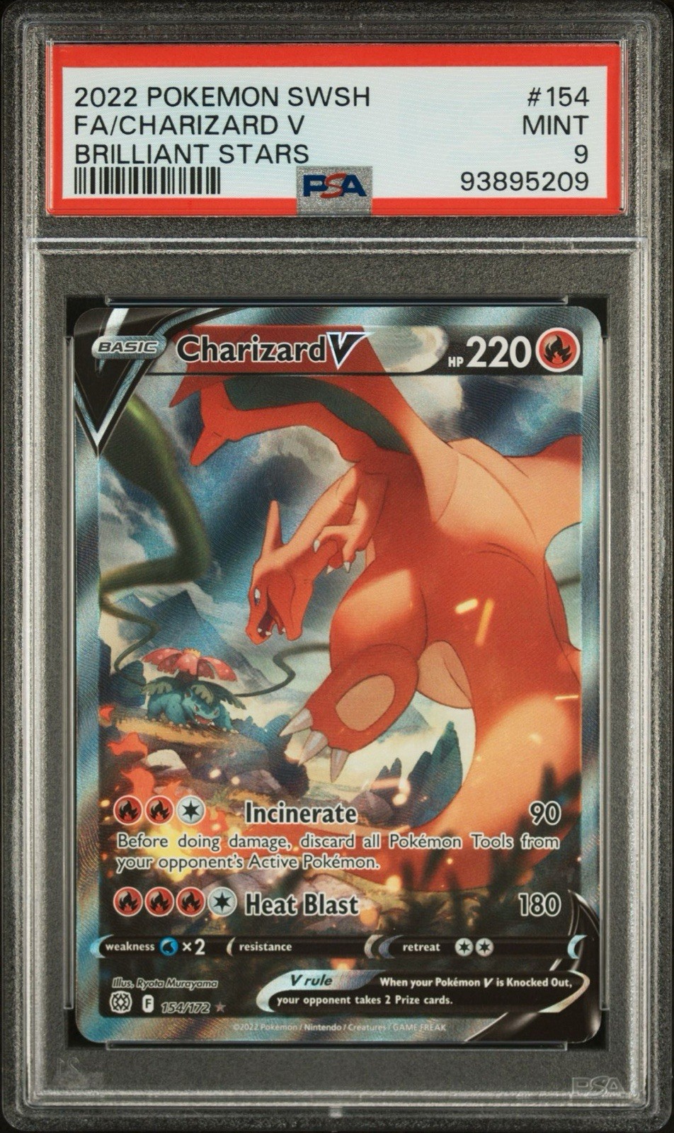 Charizard V 154 Current Market Value | Brilliant Stars