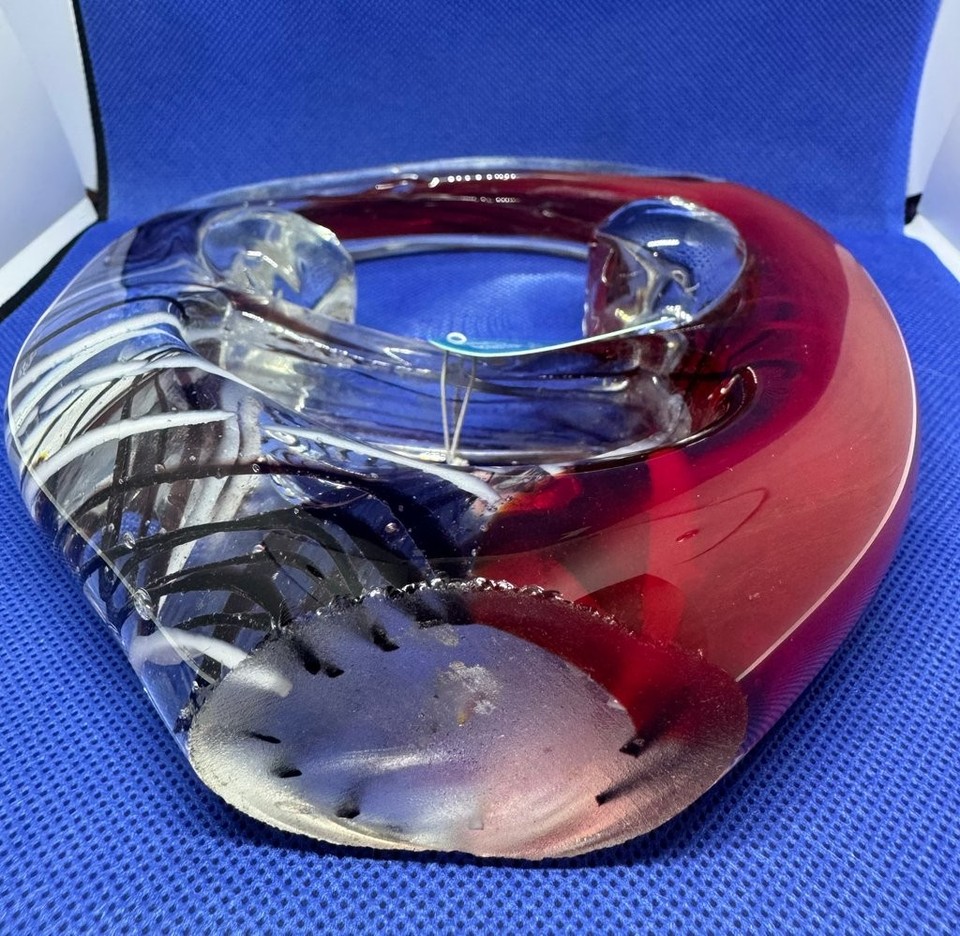 Murano Style Hand Blown Glass Sculpture | eBay