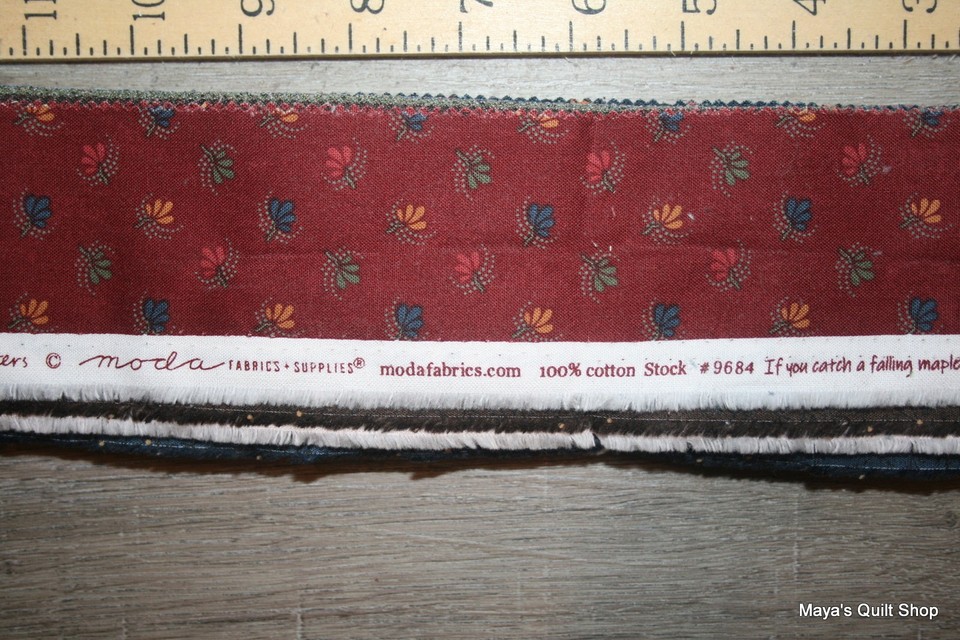Moda Scrap Bag Maple Hill by Kansas Troubles Quilters 100% cotton ...